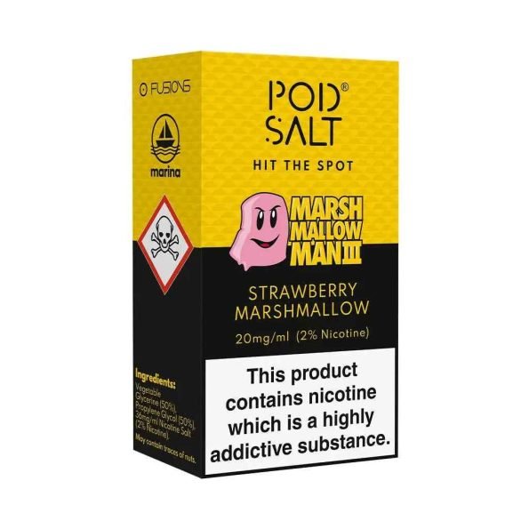 POD SALT Strawberry Marshmallow NICOTINE SALT Only in India.
