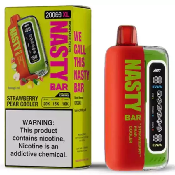 NASTY BAR XL 20K Strawberry Pear Cooler - India Vape Store