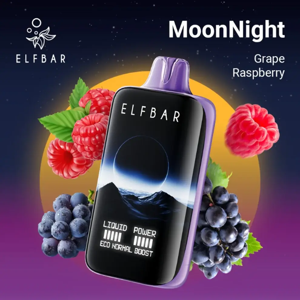 Elf Bar Moon Night 40K – Grape Raspberry - India Vape Store